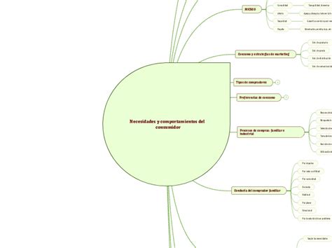 Necesidades Y Comportamientos Del Consumid Mind Map