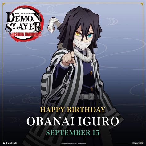 Happy Birthday Obanai 🎂🎉🎂 Anime Amino