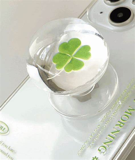 🔥네잎클로버 투명 스마트톡 케이스 폰케이스 갤럭시 아이폰 미니 프로 맥스 울트라 플러스 카드케이스 친구 생일 선물 우정 우정템 커플 커플템 그립톡 스마트톡 거치대 에이블리