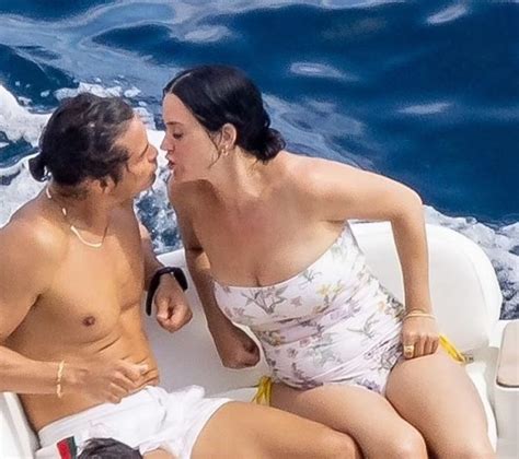 Katy Perry In Swimsuit By Paparazzi In Positano Photos The Fappening
