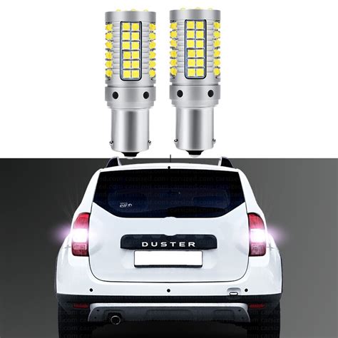 2pcs Canbus Led Backup Reversing Light For Dacia Duster Hs Hm 2010 2011 2012 2013 2014 2015 2016