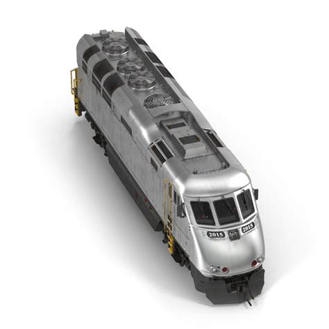 3d Model Diesel Electric Locomotive Generic