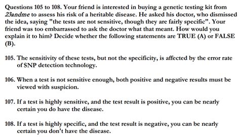Sensitivity Vs Specificity In Disease Diagnosis — Six Foot Science