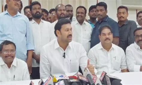 Ys Avinash Reddy Denies Naidus Allegations On Projects Says People