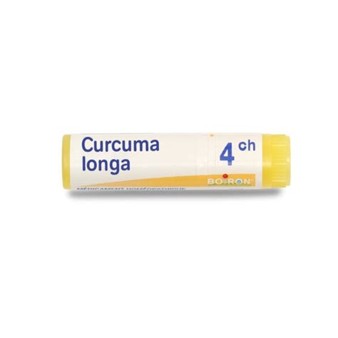 Curcuma longa doses Boiron Médicament homéopathique ulcère estomac