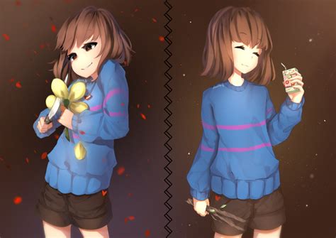 Safebooru 2others 3 Artist Name Black Eyes Blue Sweater Box Bright