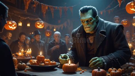 Face Frankenstein Stock Illustrations 1677 Face Frankenstein Stock