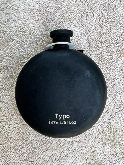 Typo Whiskey Flask 147ml Black On Carousell