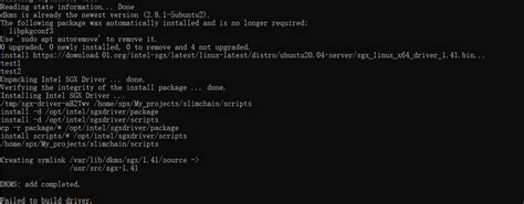 Solved Sgx Driver Builds With Errors In Wsl Intel Community