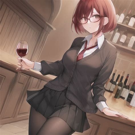 1girl Illustration Of A Beautiful Girl Wearing Black Tights With