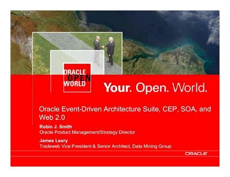 Pdf Oracle Event Driven Architecture Suite Cep Soa And · Oracle