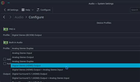 Switching Default Sound Output R Kde