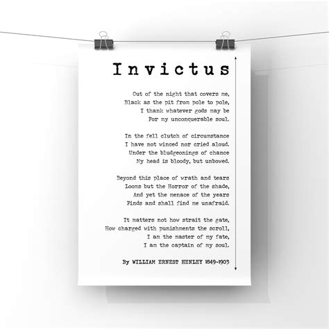 Invictus Poem