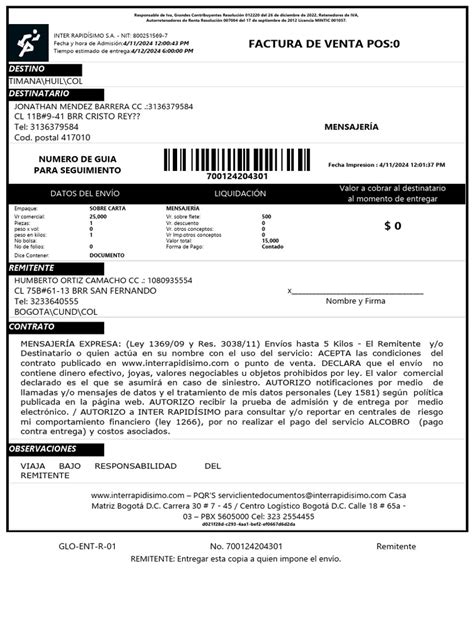 admision 700124204301 pdf