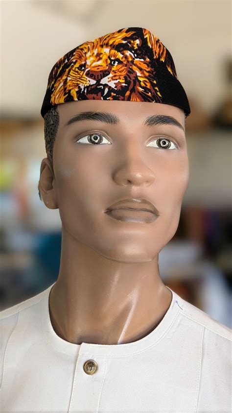 Dupsies Black Isiagu Okwuoto African Kufi Cap Hat Dphiih Dupsies