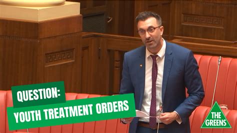 Question Youth Treatment Orders Robert Simms Mlc