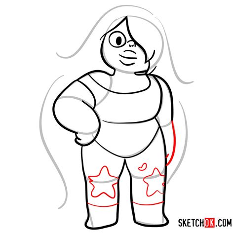 How To Draw Amethyst Steven Universe Sketchok Easy Drawing Guides
