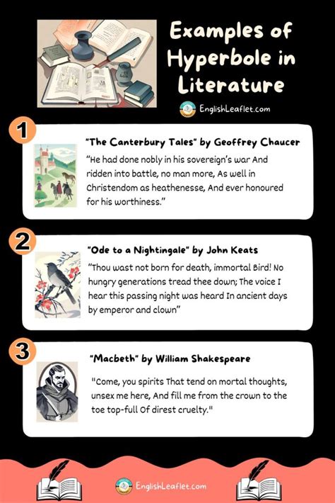 Examples Of Hyperbole In Literature Common Examples Functions EnglishLeaflet