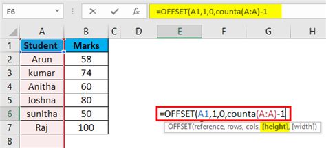 Dynamic Range In Excel How To Create Dynamic Range In Excel