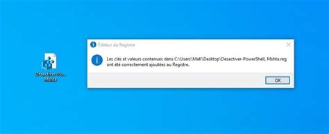 Comment Désactiver Powershell