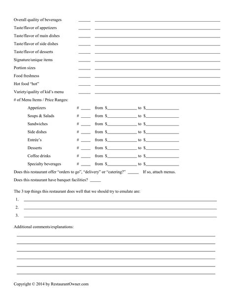 Competitor Review Doc Food And Drink