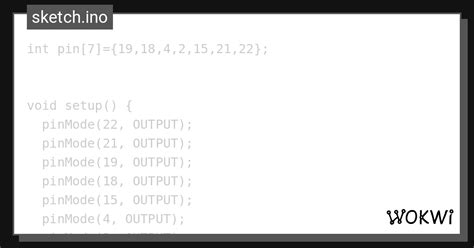 31408陳宥薰 七段顯示器 Wokwi Esp32 Stm32 Arduino Simulator
