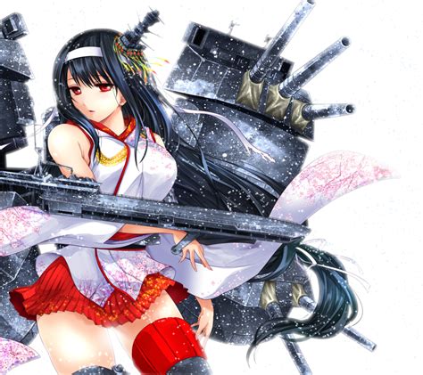 Fond Décran Anime Filles Anime Collection Kantai Fusou Kancolle