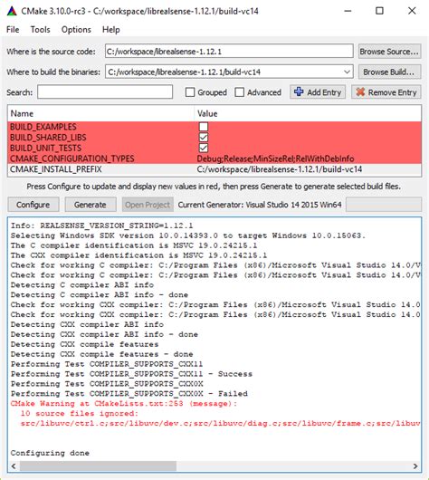Visual Servoing Platform Tutorial Installation From Source For Windows With Visual C 2015 Vc14