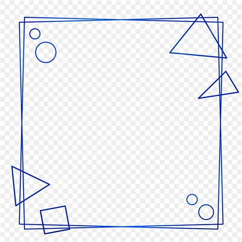 Simple Geometric Designs Border