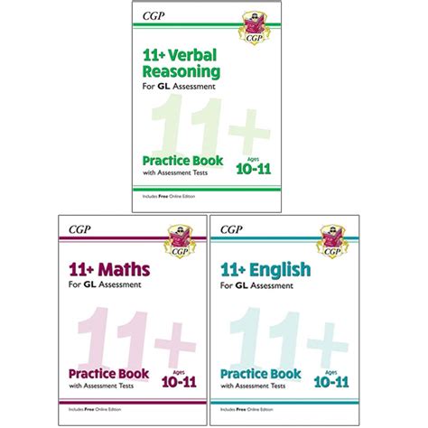 Cgp Books 11 English Practice Bookmaths Practice Book Verbal