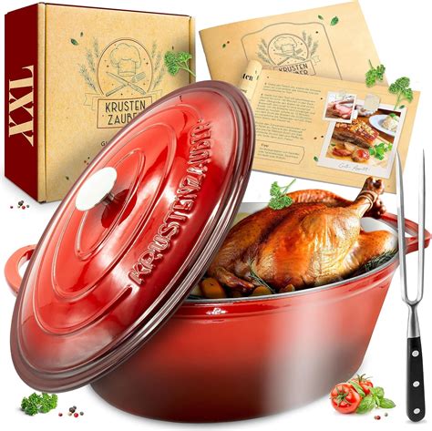 Krustenzauber Cast Iron Induction Casserole Dish Home