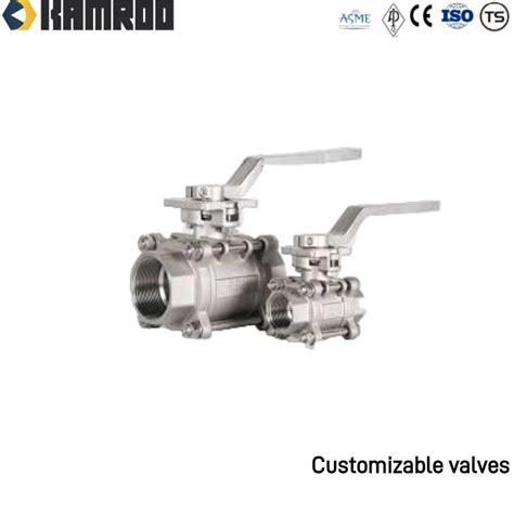 Kamroo API 6D Industrial Flange Or Wafer Cast Iron Forged Stainless