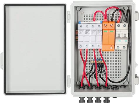 DEWIN 4 Saitige PV Kombinationsbox 500V 4 In 1 Aus 4 String