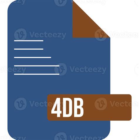 4db File Extension Icon 65419779 Png
