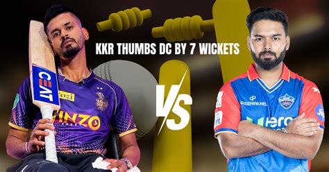 Kkr Thumbs Dc By 7 Wickets Hello Tricity