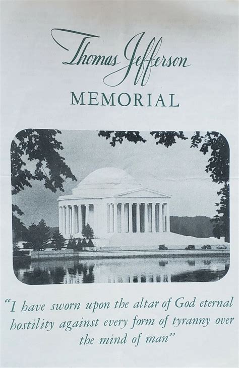 Thomas Jefferson Memorial Quotes