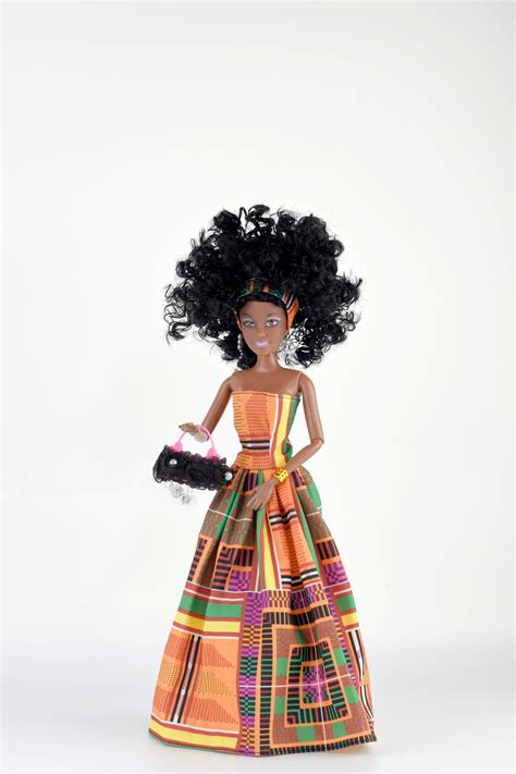 Afro Black Barbie Style Dolls Black Girl Dolls African Black Etsy Uk