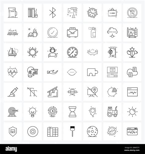 Set Of UI Icons And Symbols For Closed Button Bluetooth User Interface Roller Vector