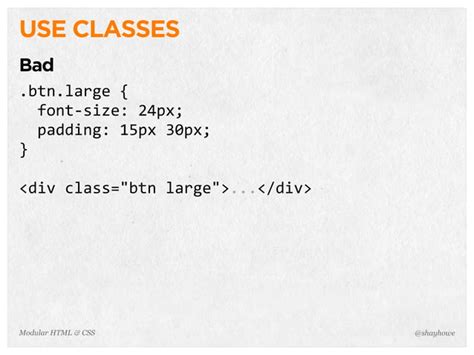 Modular Html And Css Ppt