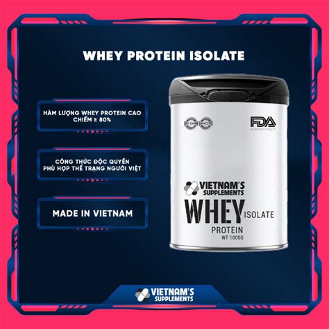 ThỰc PhẨm BẢo VỆ SỨc KhoẺ Whey Protein Isolate Bổ Sung Protein