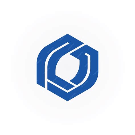 Premium Vector Abstract Initial Letter Cj Or Jc Logo In Blue Color