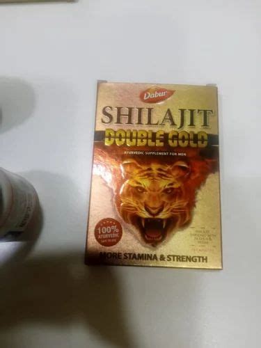 Dabur Shilajit Double Gold Capsules 10 Capsule Tablet At Rs 380 Stripe