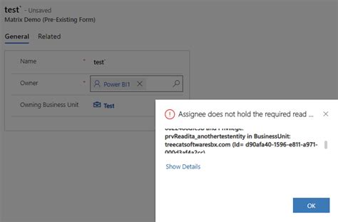 Record Ownership Across Business Units Aka “matrix Data Access