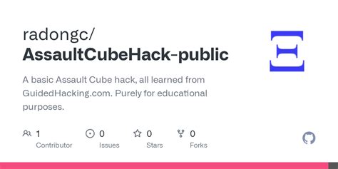 GitHub Radongc AssaultCubeHack Public A Basic Assault Cube Hack All Learned From
