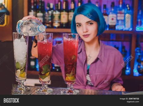 Female Bartender Girl Image And Photo Free Trial Bigstock