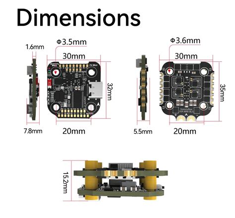 Speedybee F405 Mini Bls 35a 20x20 Stack For Rc Drones - Buy Speedybee ...