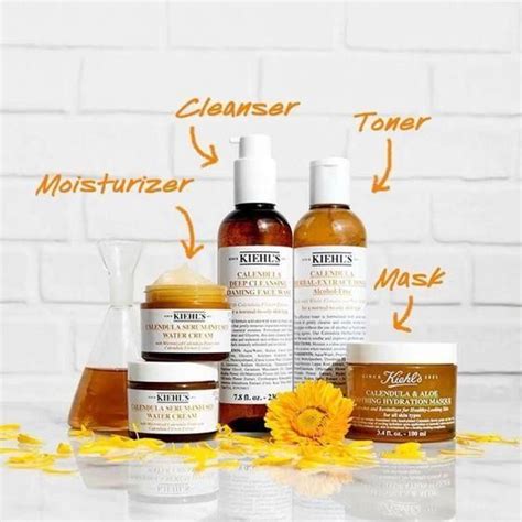 Review Kem Dưỡng Hoa Cúc Kiehls Calendula Serum Infused Water Cream