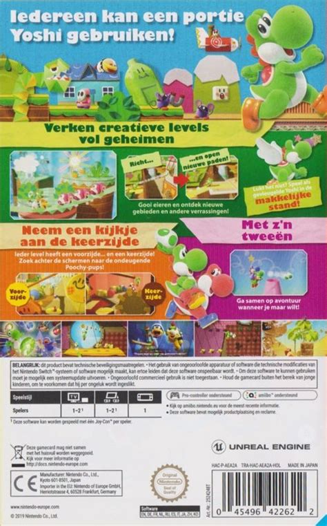 Yoshis Crafted World 2019 Nintendo Switch Box Cover Art Mobygames