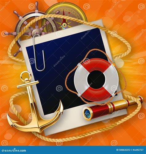 Sailor Items Stock Illustration Illustration Of Objects 50863225