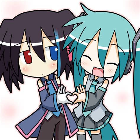 Hatsune Miku Chibi Miku And Yokune Ruko Vocaloid And 1 More Drawn